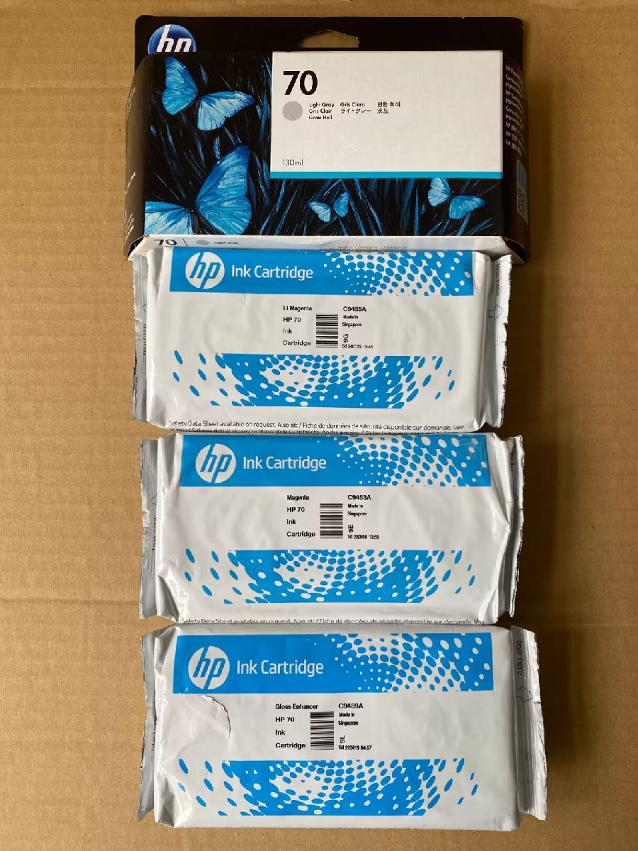 Yahoo!オークション - 未使用品 HP70 純正インクカートリッジ 70 C9451...