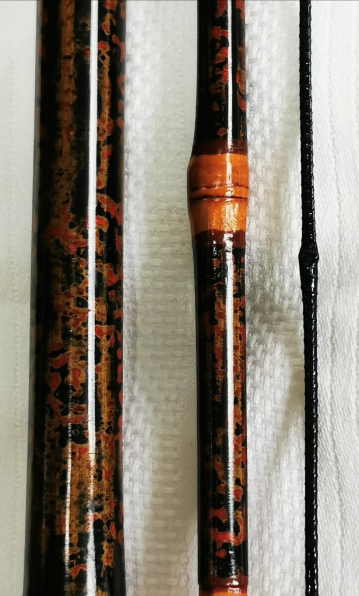 Yahoo!オークション - 竿知作 貴重 江戸和竿 三本継 約3.68m ・魚種...