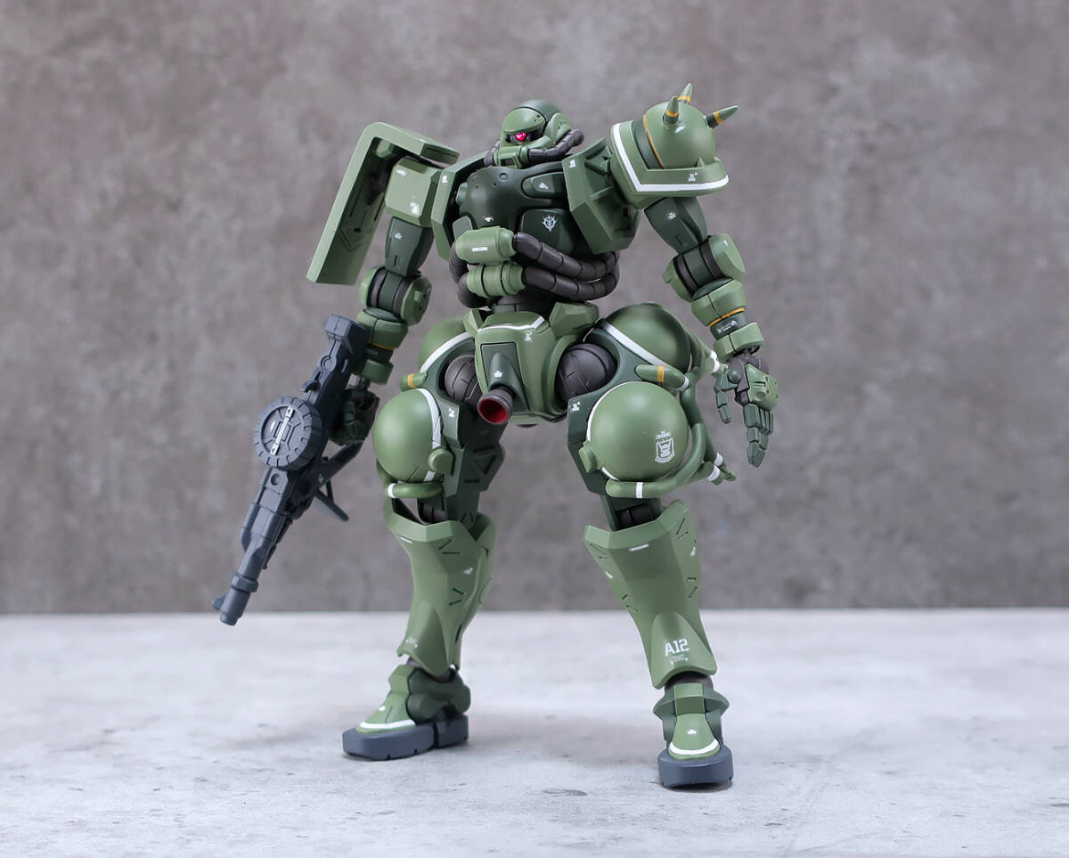 Yahoo!オークション - HG 1/144 ザク (GQ) 小改修塗装済み完成品 [GQuu...