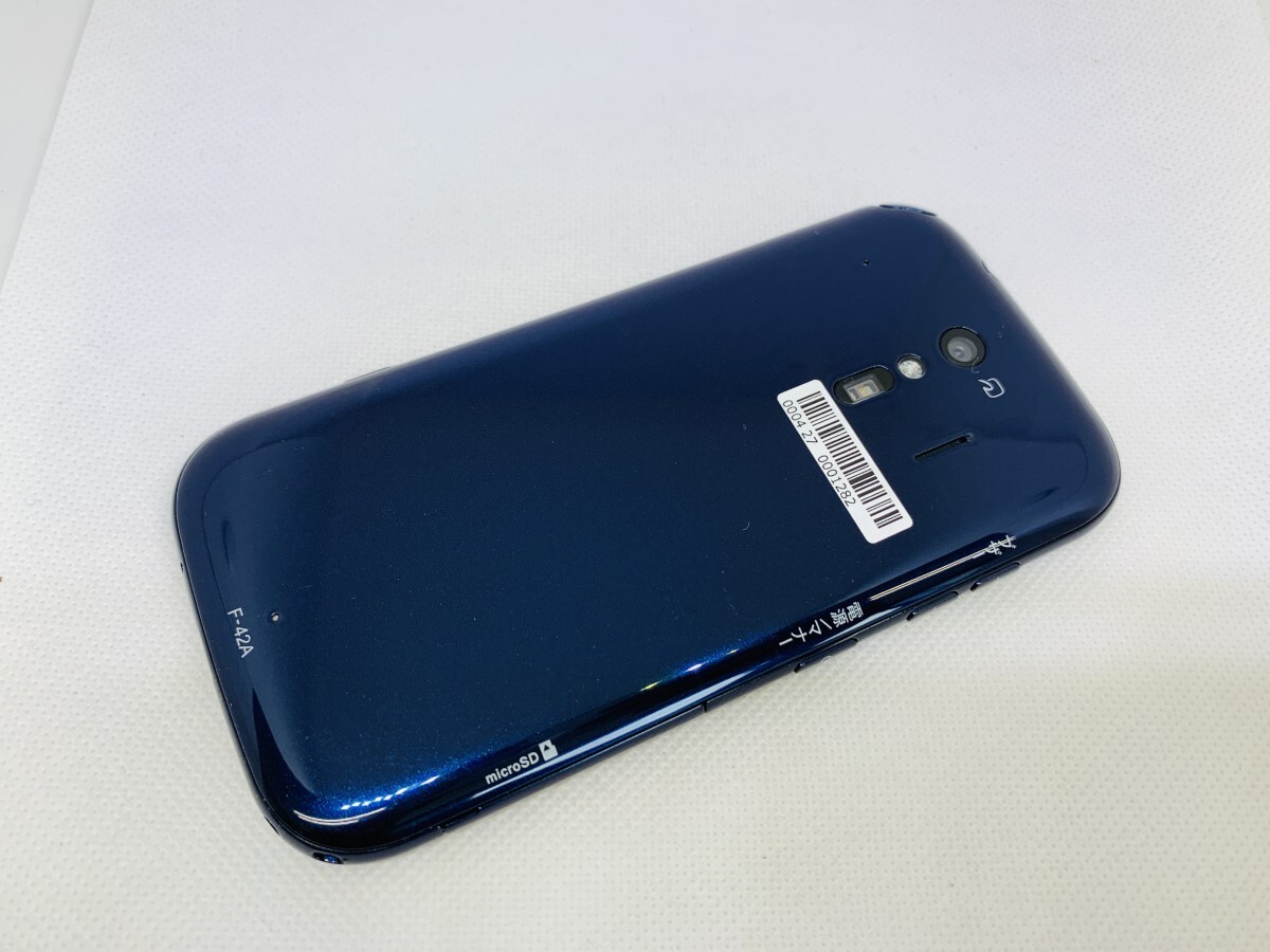 Yahoo!オークション - 送料無料 docomo F-42A ブルー 0004270001282 S...