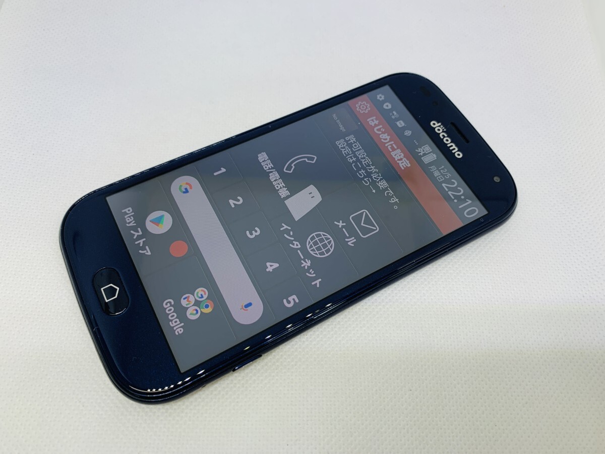 Yahoo!オークション - 送料無料 docomo F-42A ブルー 0004270001364 S...