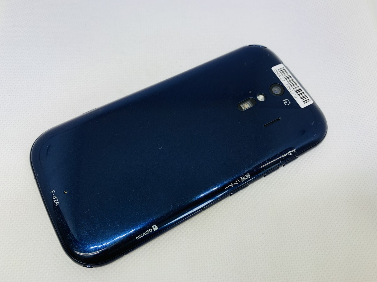 Yahoo!オークション - 送料無料 docomo F-42A ブルー 0004270001370 S...