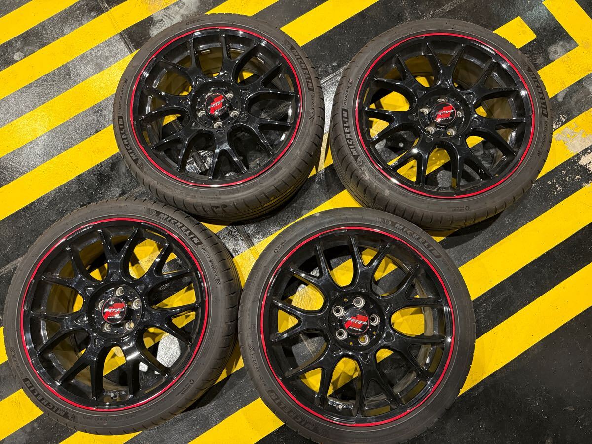 Yahoo!オークション - MID RMPレーシング R27 7.5-18+50 5H100 18イン...