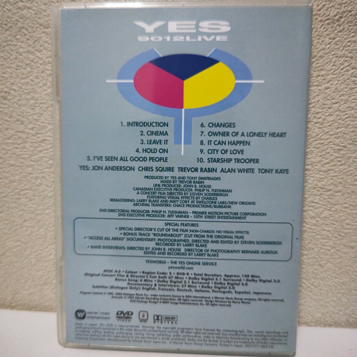 Yahoo!オークション - イエス/9012ライヴ 国内盤DVD トレヴァー・ラビ...