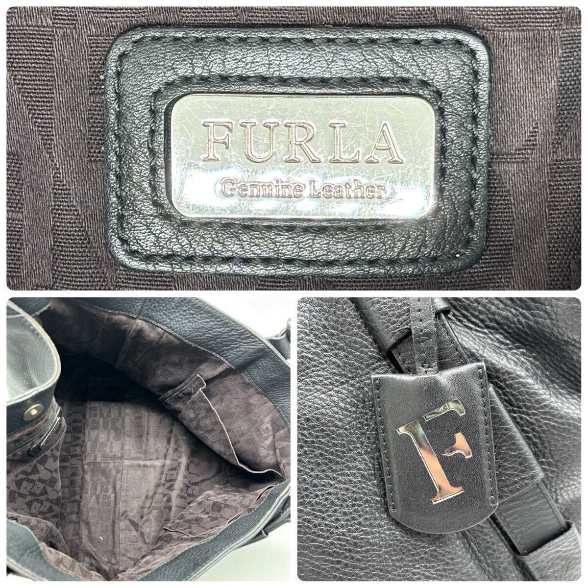 Yahoo!オークション - 希少/編み込み FURLA フルラ トート ショルダー ...