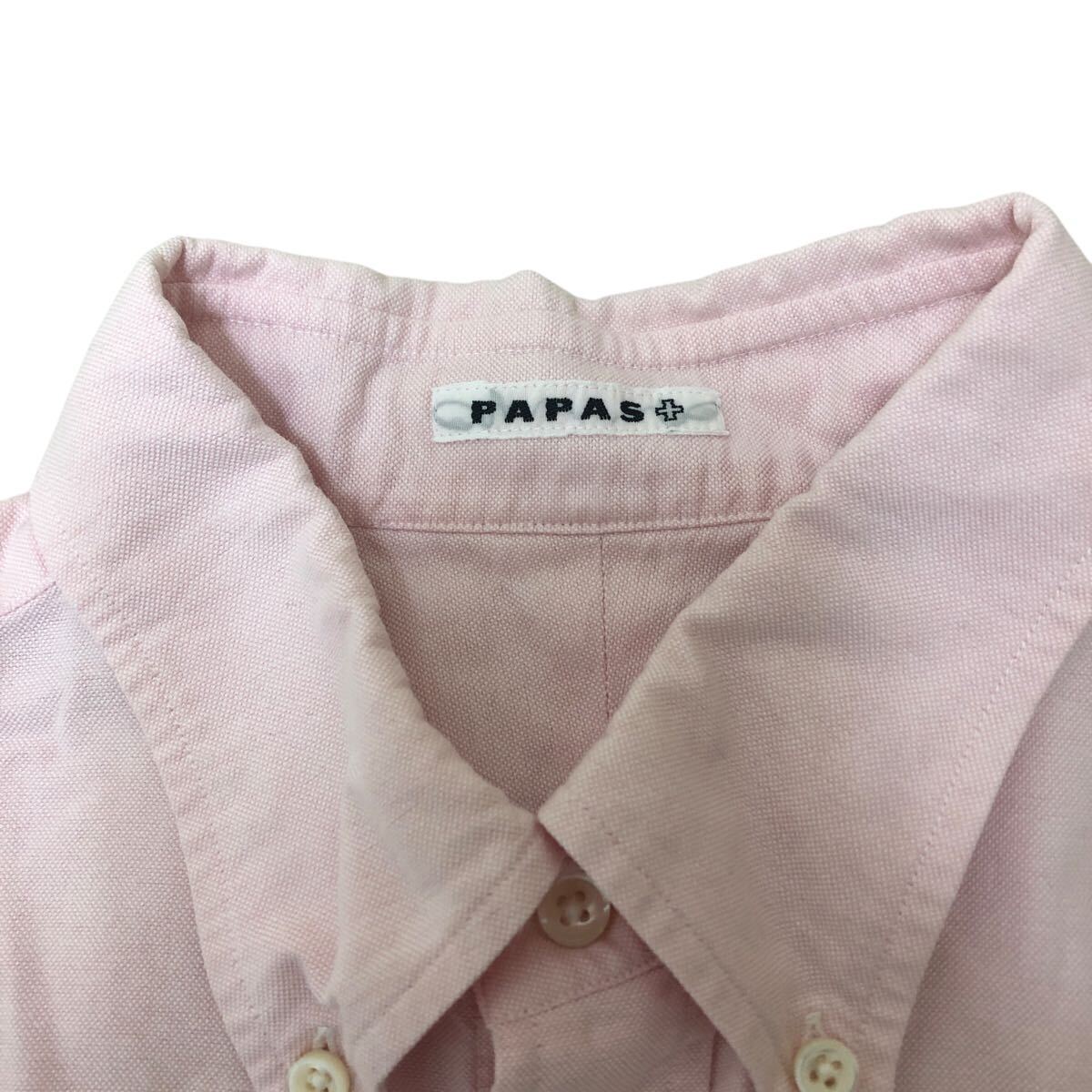 Yahoo!オークション - K309-86 PAPAS パパス ＋ プラス シャツ 半袖 刺...