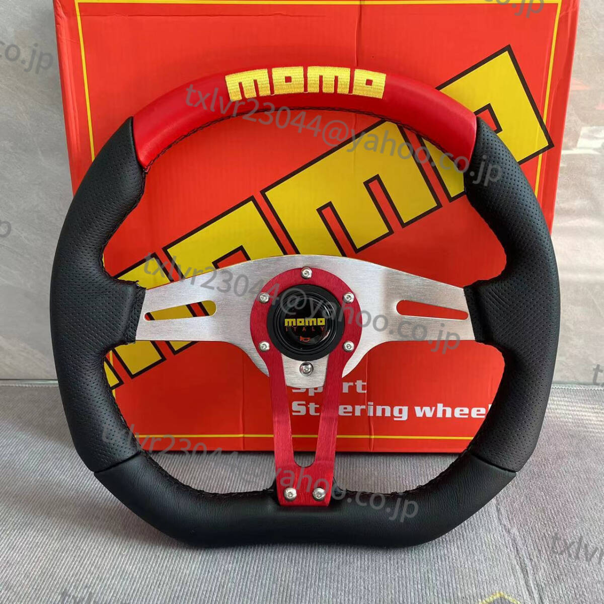 Yahoo!オークション - 新品 ステアリング ハンドル本体 MOMO 13インチ ...