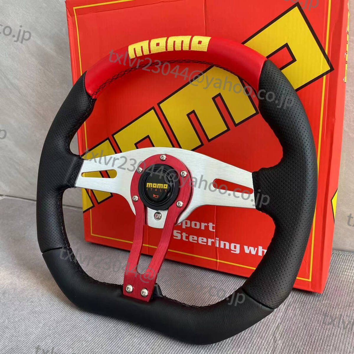 Yahoo!オークション - 新品 ステアリング ハンドル本体 MOMO 13インチ ...