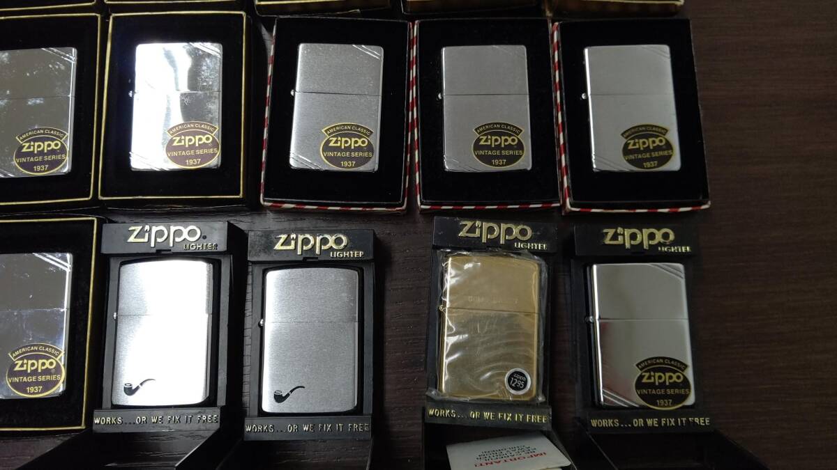 Yahoo!オークション - #6911 【使用品】ZIPPO 36点セット 箱 ケース付...