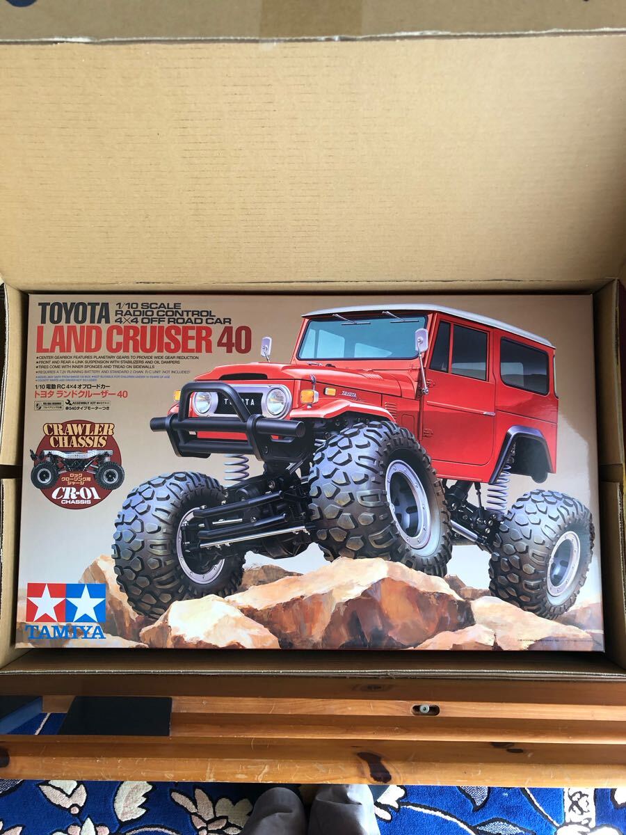 Yahoo!オークション - 1/10 ラジコン タミヤ ランドクルーザー40 CR-0...