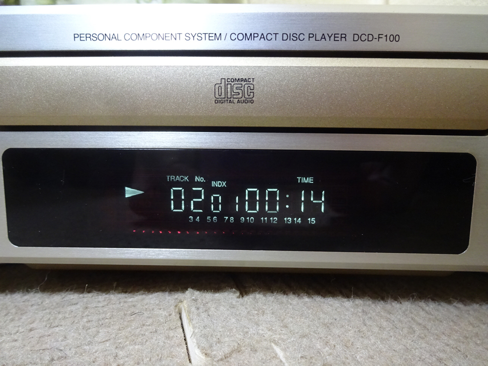 Yahoo!オークション - DENON／デノン CDプレーヤー DCD-F100 動作品