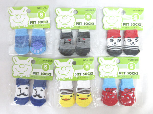 Yahoo!オークション - 送料300円(税込) or041 犬用 ソックス S 多種 18...