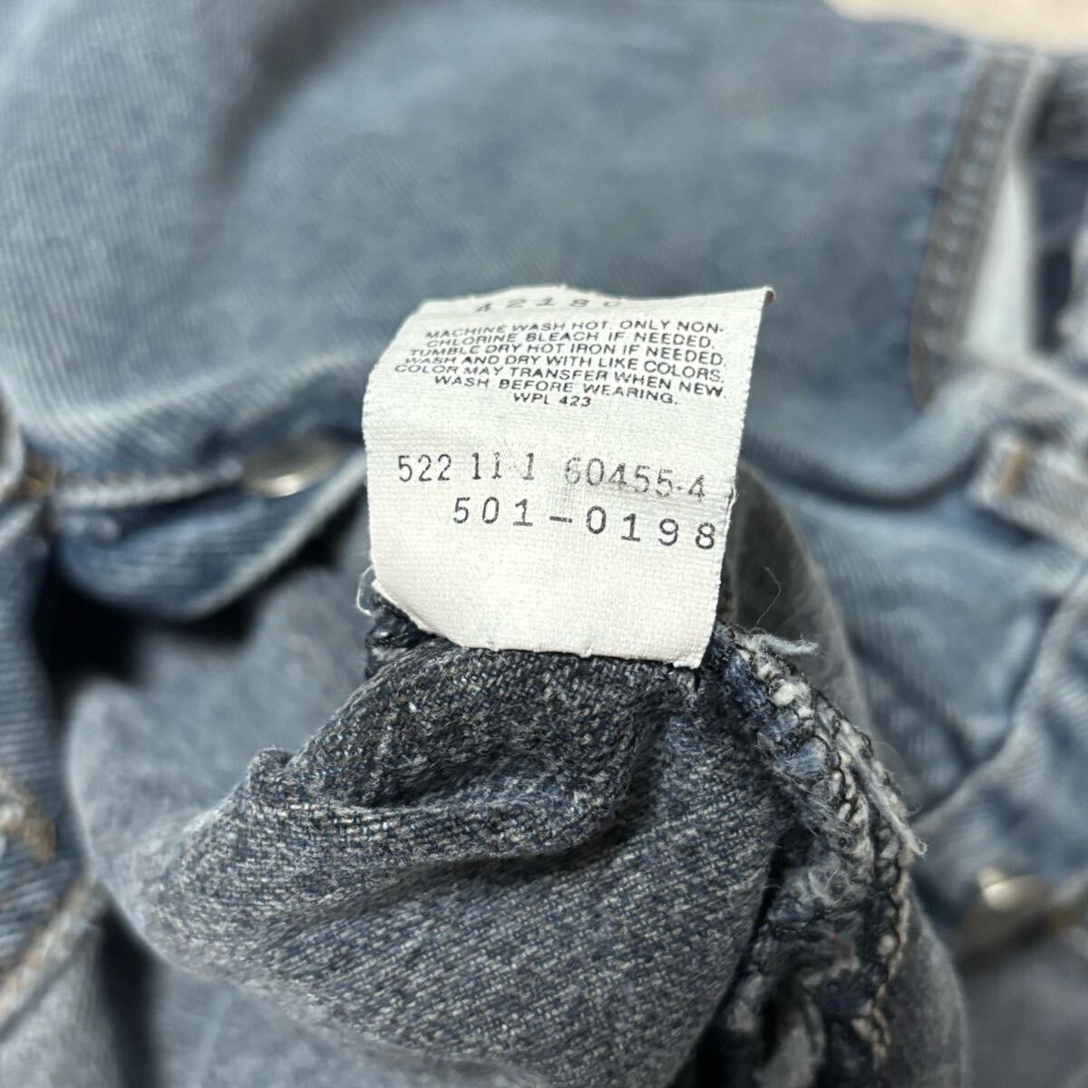 Yahoo!オークション - 143 90s USA製 リーバイス501 【刻印522】ヴィン...