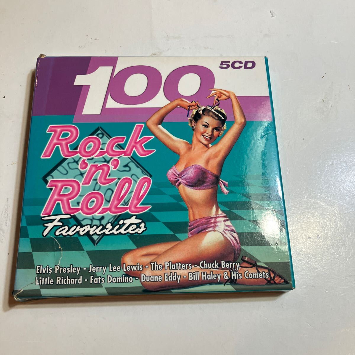 Yahoo!オークション - CD 100% ROCK 'N' ROLL CD5枚組み 美品