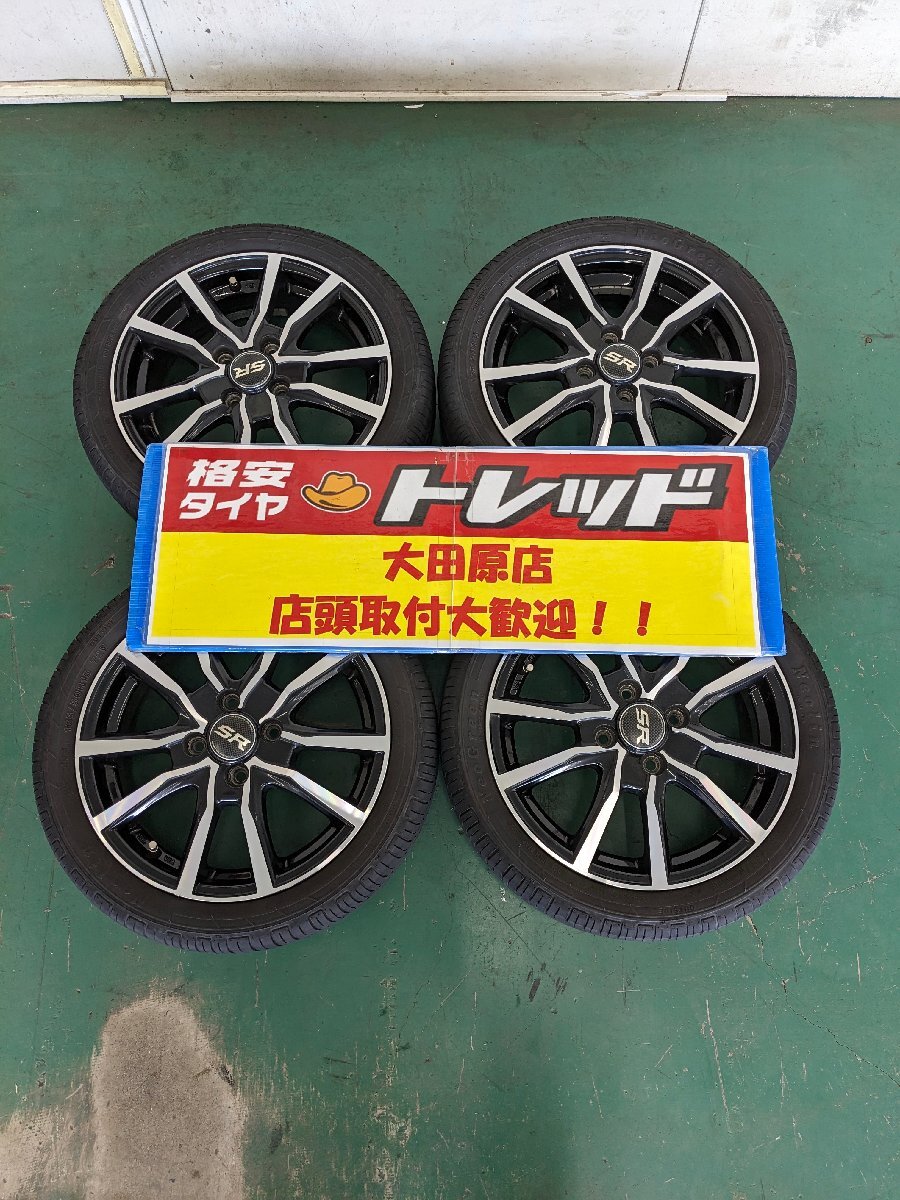 Yahoo!オークション - 大田原店 中古ホイールタイヤSET4本 ストレンジ...