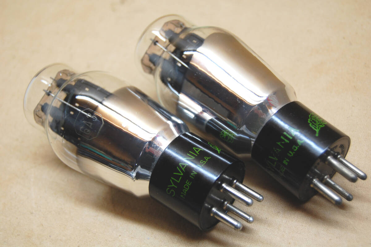 Yahoo!オークション - 真空管 SYLVANIA 6A3 Black Plate Spring Hangin...