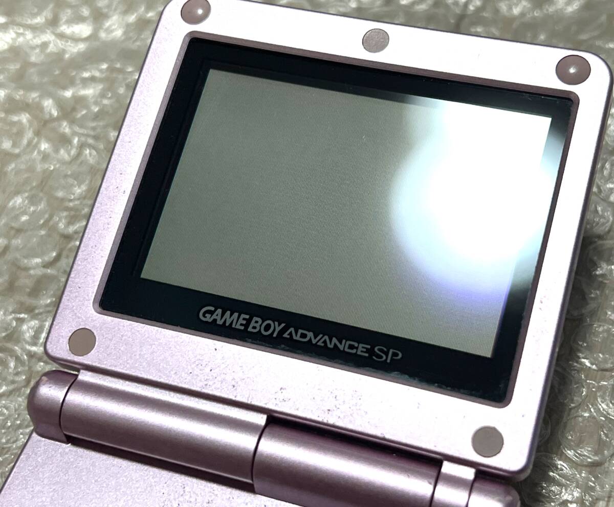 【樂淘letao】日本代購代標第一品牌－〈良品・動作確認済み〉GBA ゲームボーイアドバンスSP 本体 パールピンク AGS-001 充電器 GAMEBOY ADVANCE SP sp