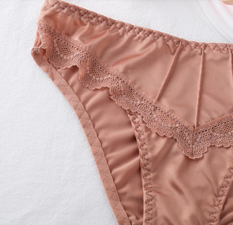 Yahoo!オークション - 159M(BR)サテン 光沢 パンティー アイス シルク ...