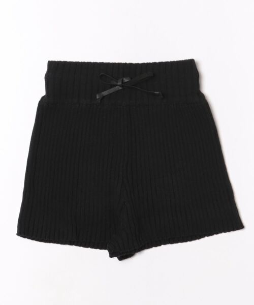 Yahoo!オークション - 「MURUA」 ニットショートパンツ FREE ブラック ...