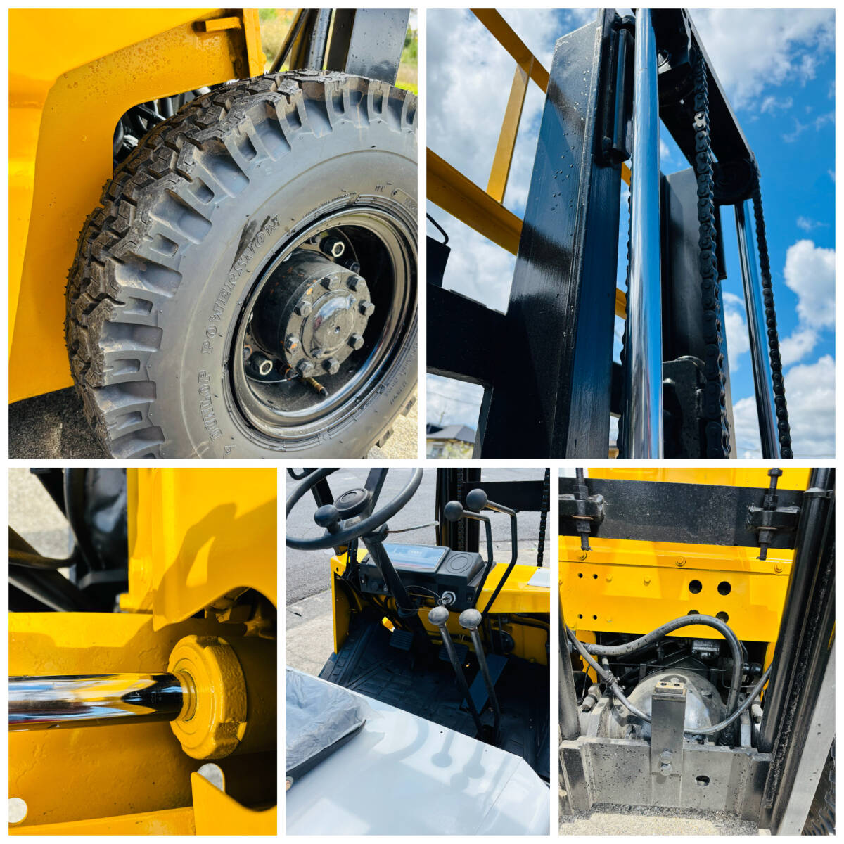 Yahoo!オークション - TCM フォークリフト FG1.5トン 時間 1548 ガソリ...