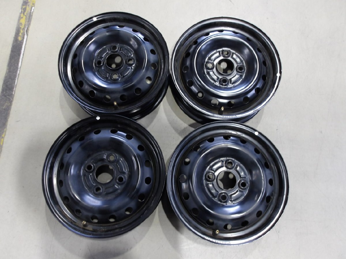 Yahoo!オークション - (R07/05/09-5) Φ 13インチ / 純正スチールホイ...