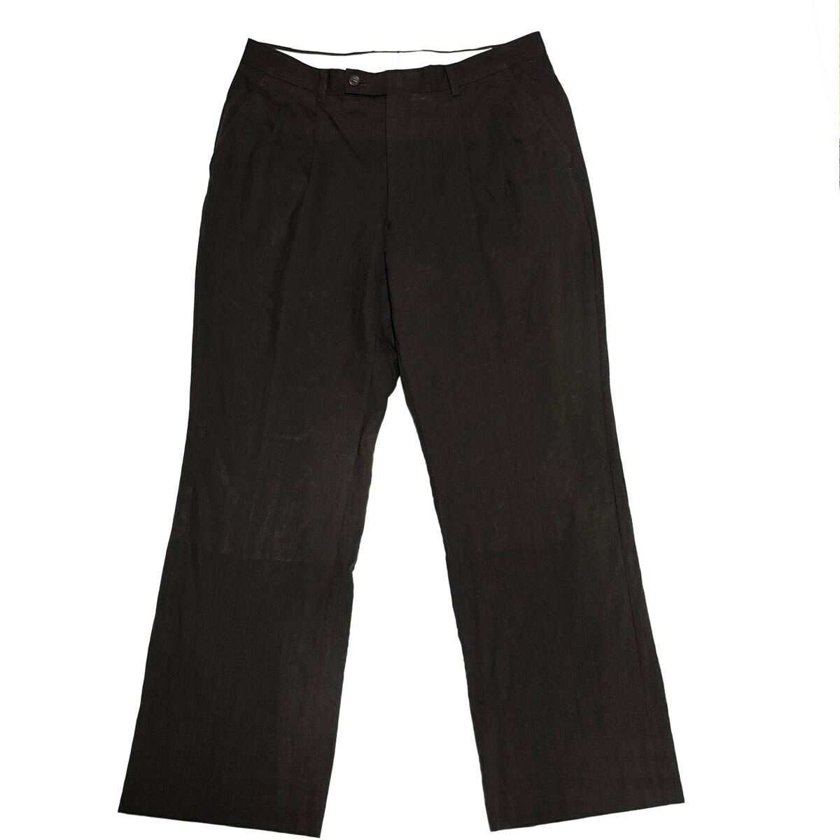 Yahoo!オークション - w82㎝ avv スラックス メンズ 茶 薄手 トラディ...