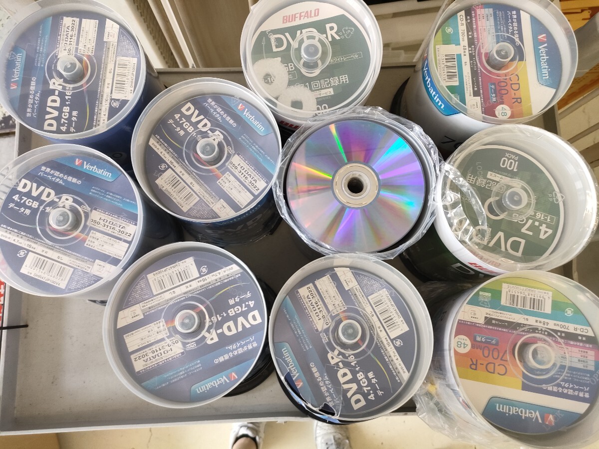 Yahoo!オークション - 0705/1407 1円〜 DVD-R データ用 CD-R 約920枚〜...