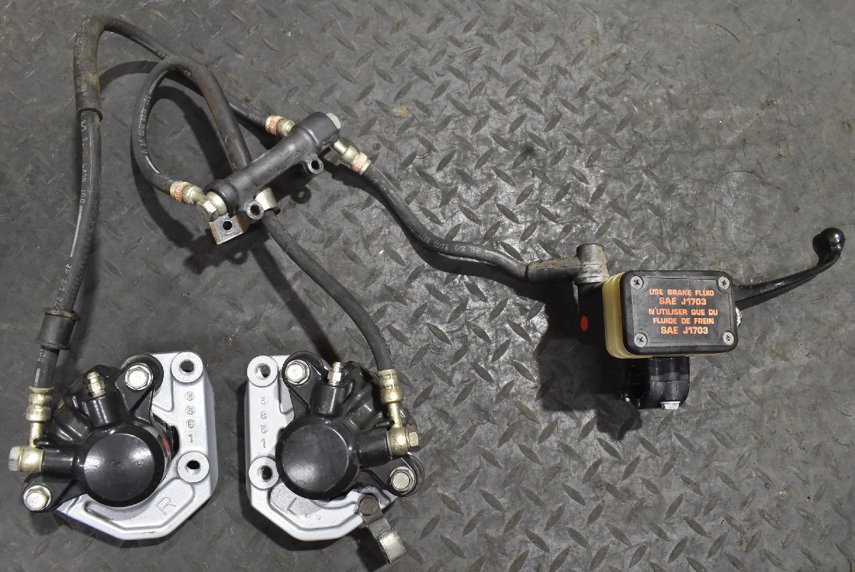 Yahoo!オークション - H708 当時物 純正 CB400N フロントブレーキASSY ...