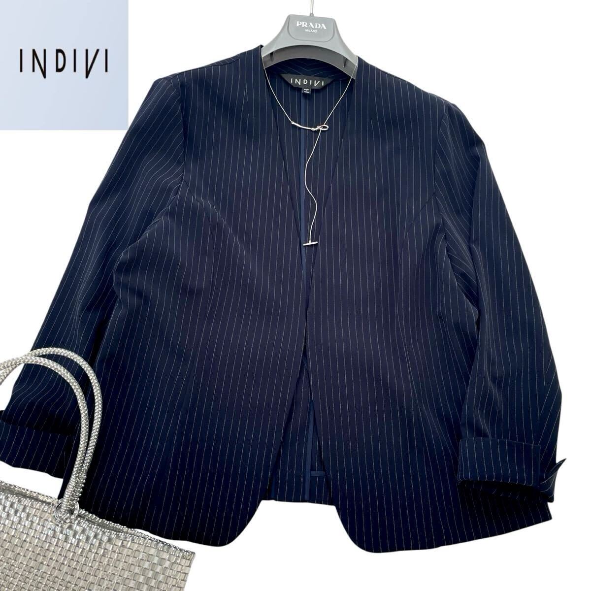 Yahoo!オークション - 大きいサイズ 新品未使用 インディヴィ INDIVI ...