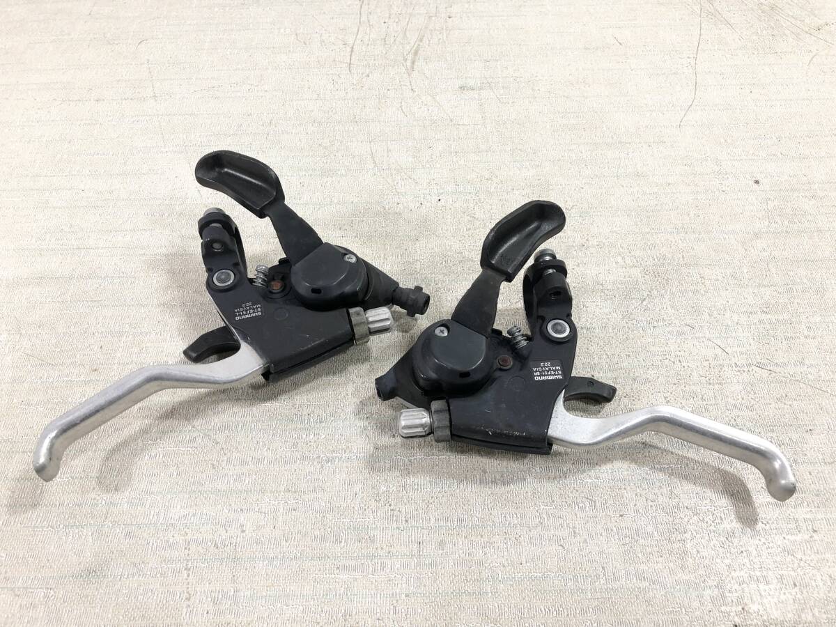 Yahoo!オークション - クロスバイク MTB シマノ ST-EF51 3x8速 Vブレー...