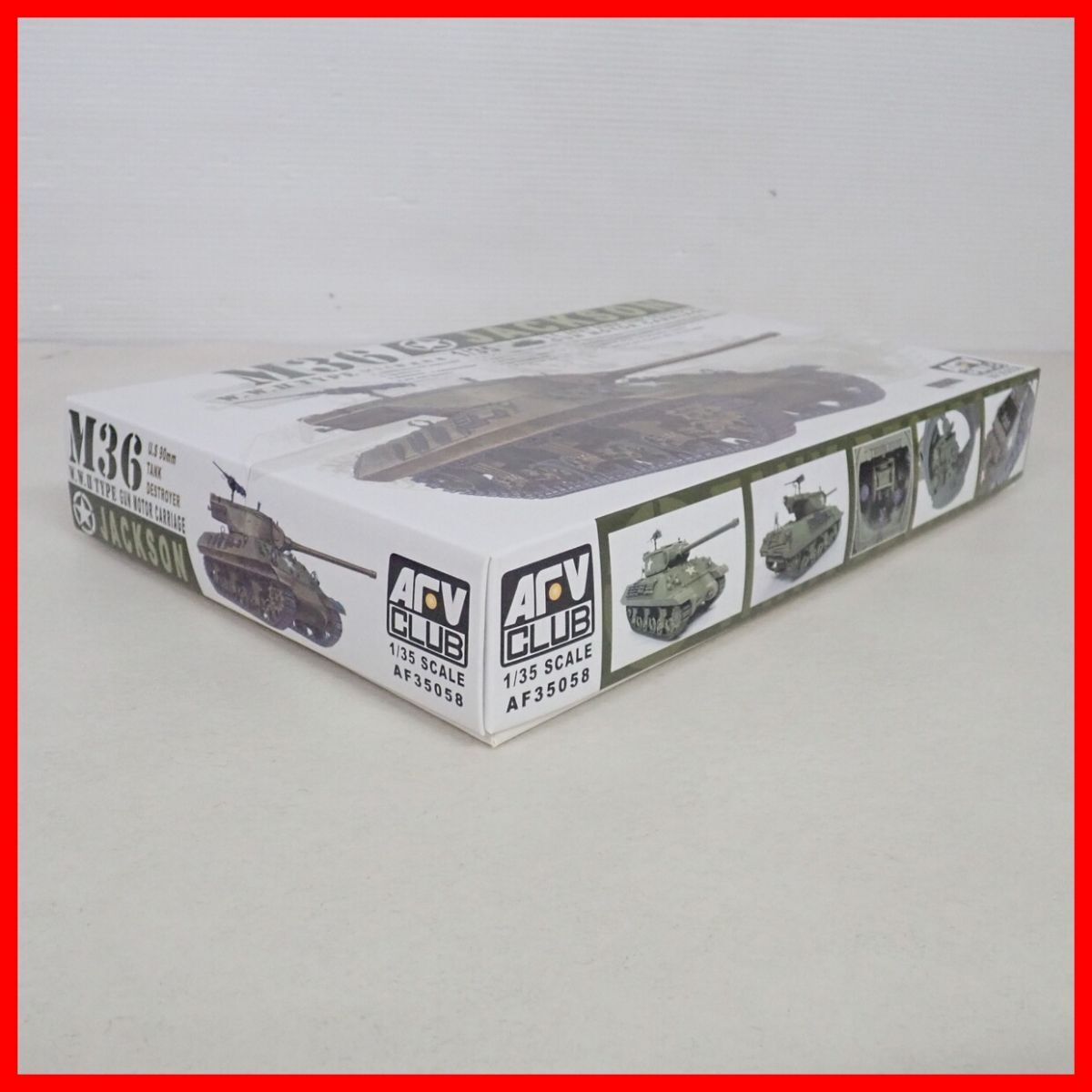 Yahoo!オークション - 未組立 AFVクラブ 1/35 M36 駆逐戦車 ジャクソン...