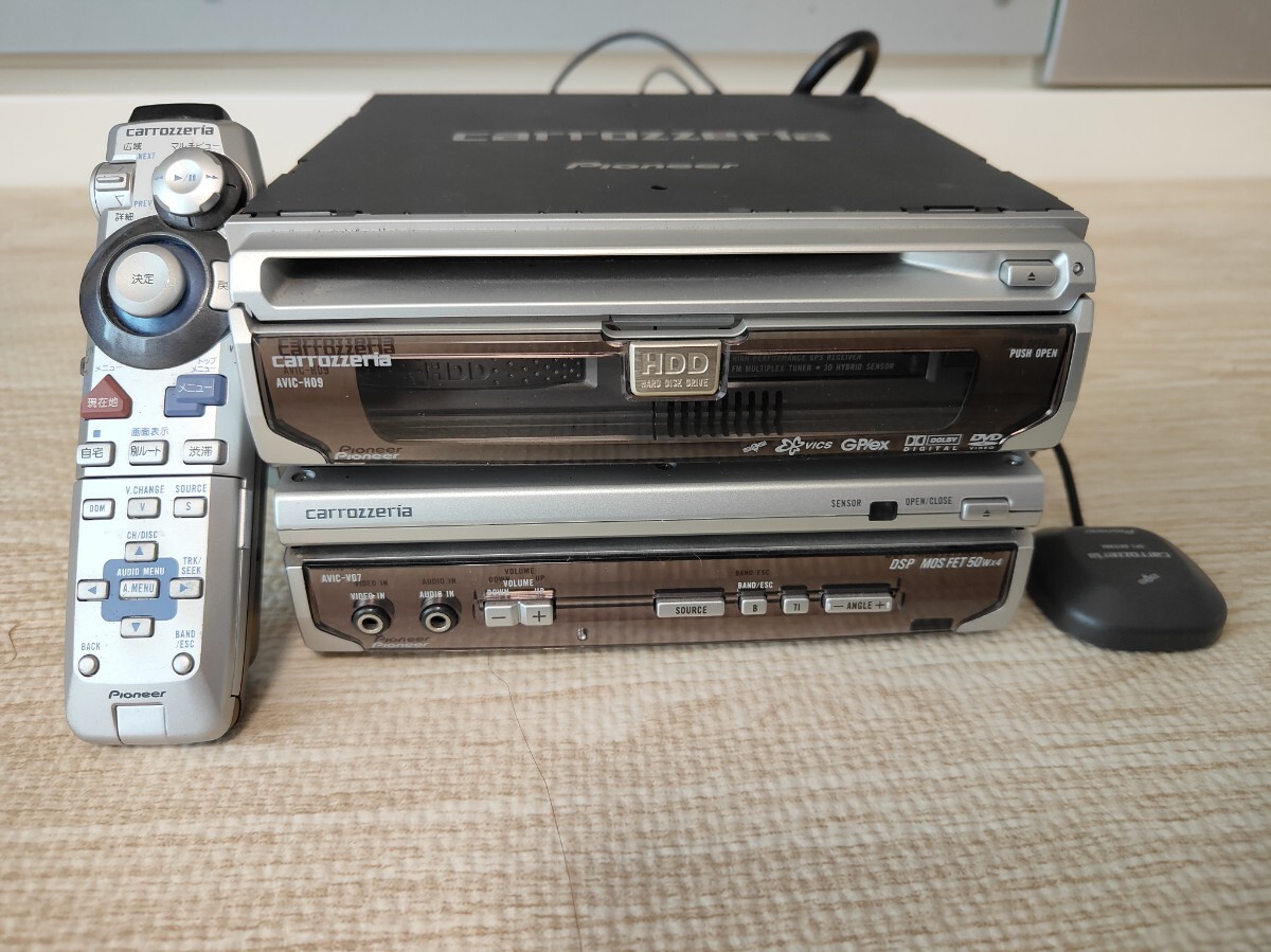 Yahoo!オークション - Carrozzeria Pioneer AVIC-V07 AVIC-H09 HDDナビ...