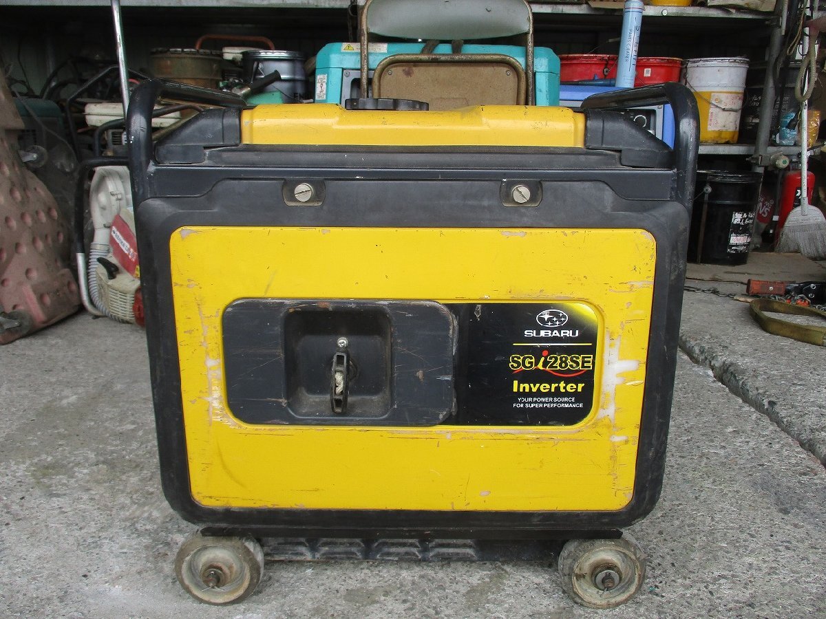 Yahoo!オークション - スバルインバーター発電機100V SGi28SE 2.8KVA ...