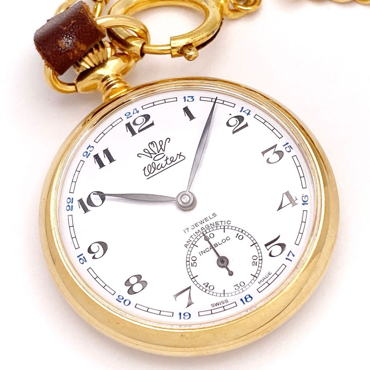 Yahoo!オークション - Watex 昭和天皇御在位60年記念 懐中時計 手巻き ...