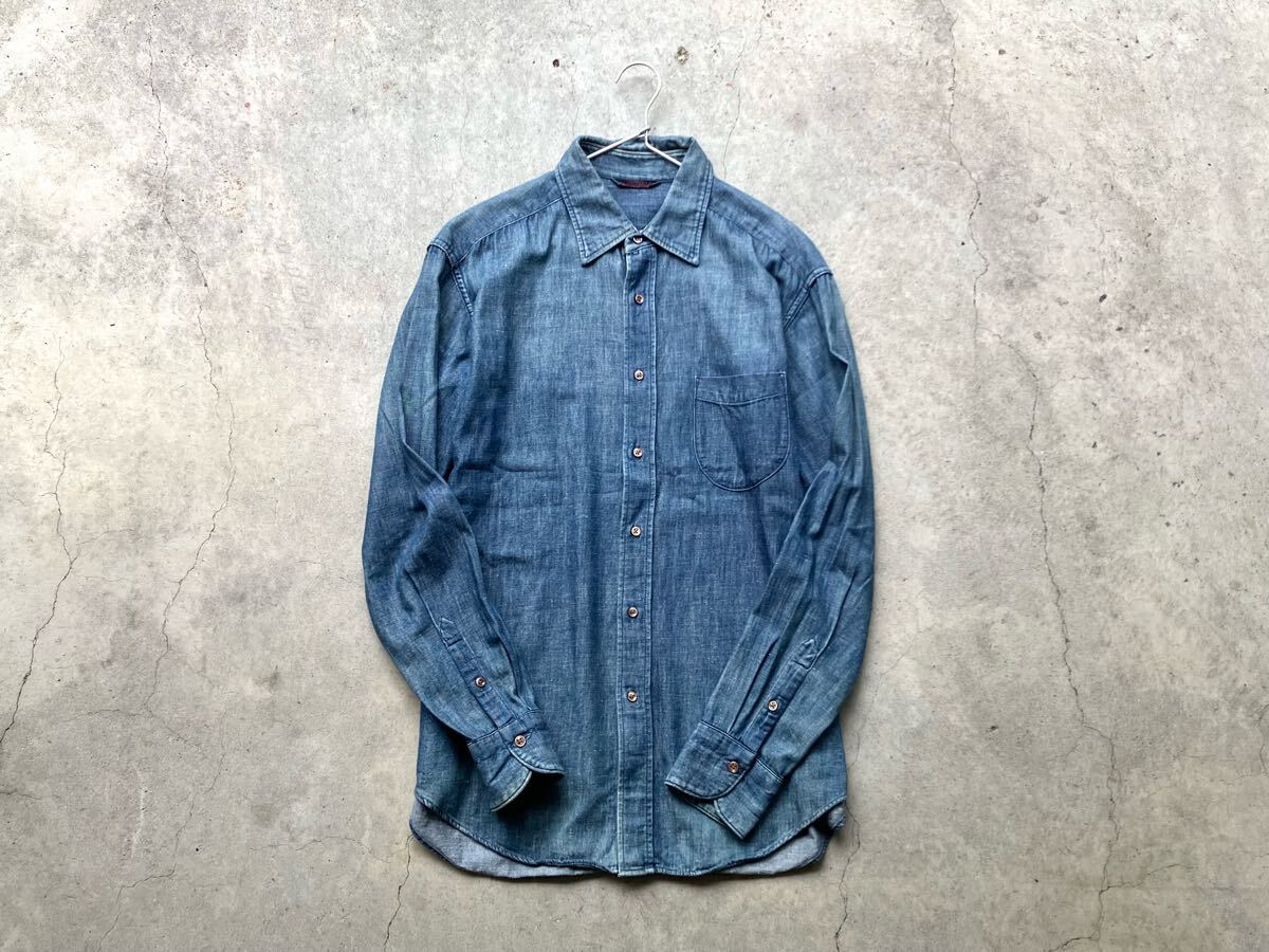 umii908 by 45rpm インディゴ染め デニムシャツ 5 メンズ 長袖 藍染め 刺繍 45R(シャツ)｜売買されたオークション情報、yahooの商品情報をアーカイブ公開 ...