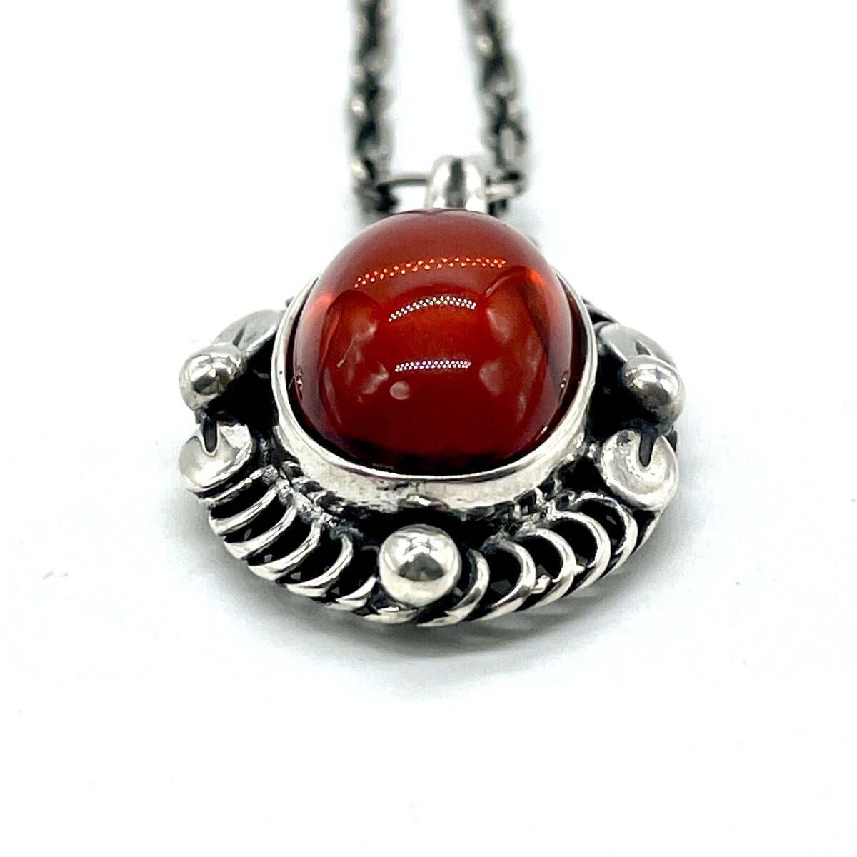 Yahoo!オークション - GEORG JENSEN ジョージジェンセン 約13.8g 琥珀 ...