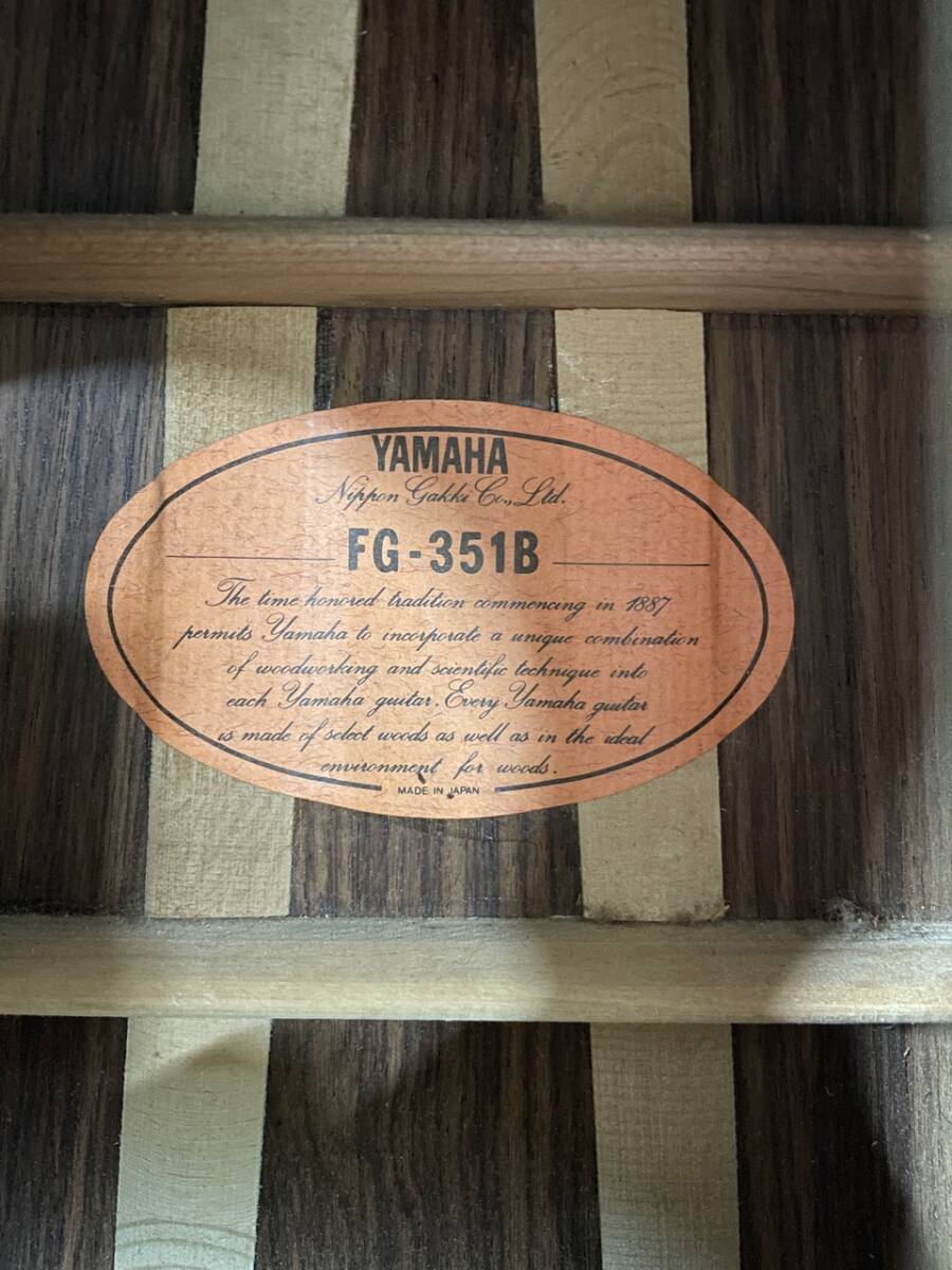Yahoo!オークション - C276 YAMAHA ヤマハ FG-351B アコギ アコーステ...