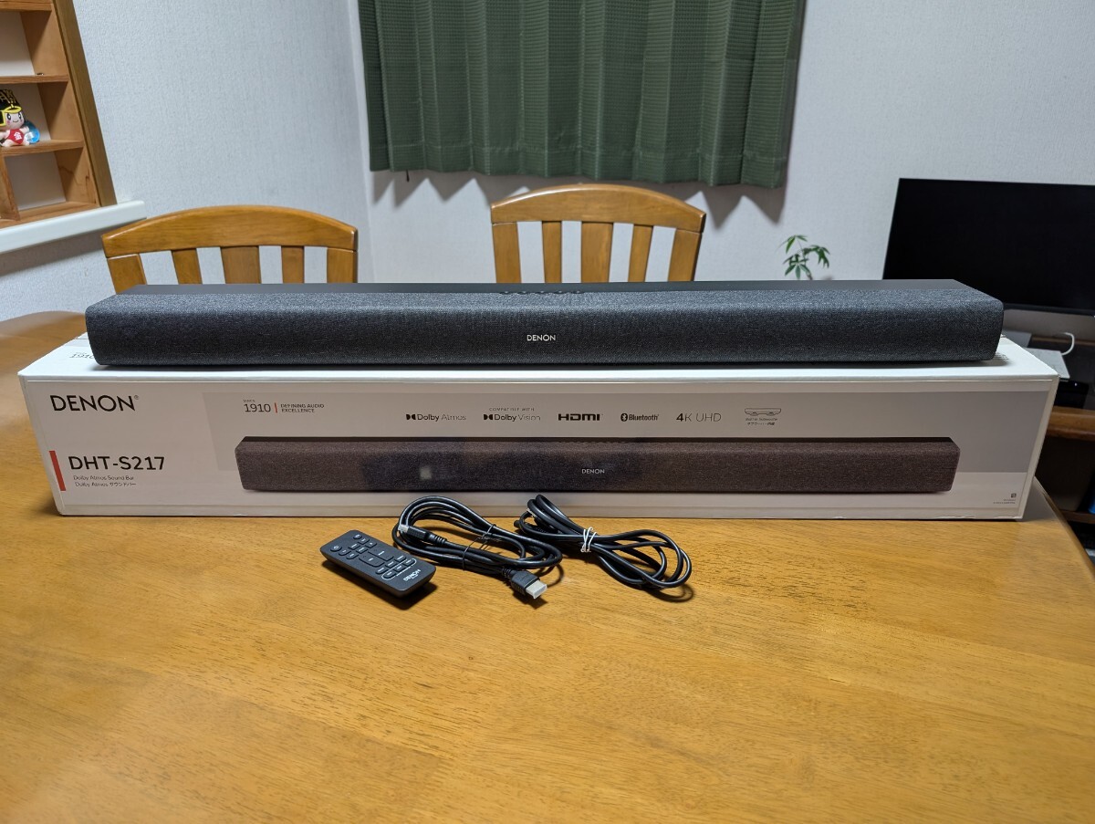 DENON DHT-S217 サウンドバー DolbyAtmos(サラウンドセット)｜売買されたオークション情報、yahooの商品情報をアーカイブ公開 - オークファン（aucfan.com）