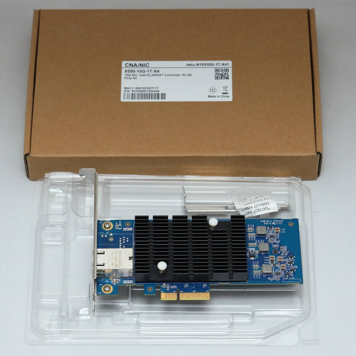 Yahoo!オークション - 10Gtek X550-10G-1T-X4 10Gb PCI-E NICネットワ...