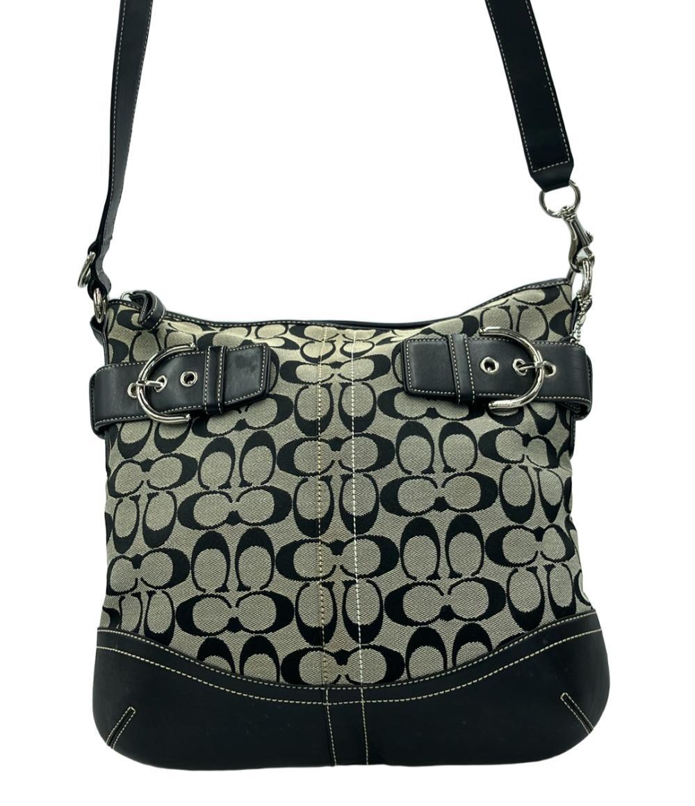 Yahoo!オークション - コーチ ショルダーバッグ 3593 シグネチャー レ...