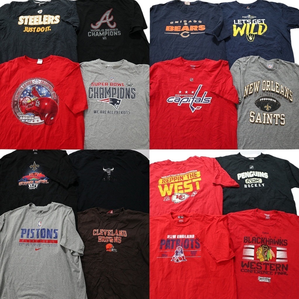 Yahoo!オークション - 古着卸 まとめ売り プロチーム 半袖Tシャツ 16枚...