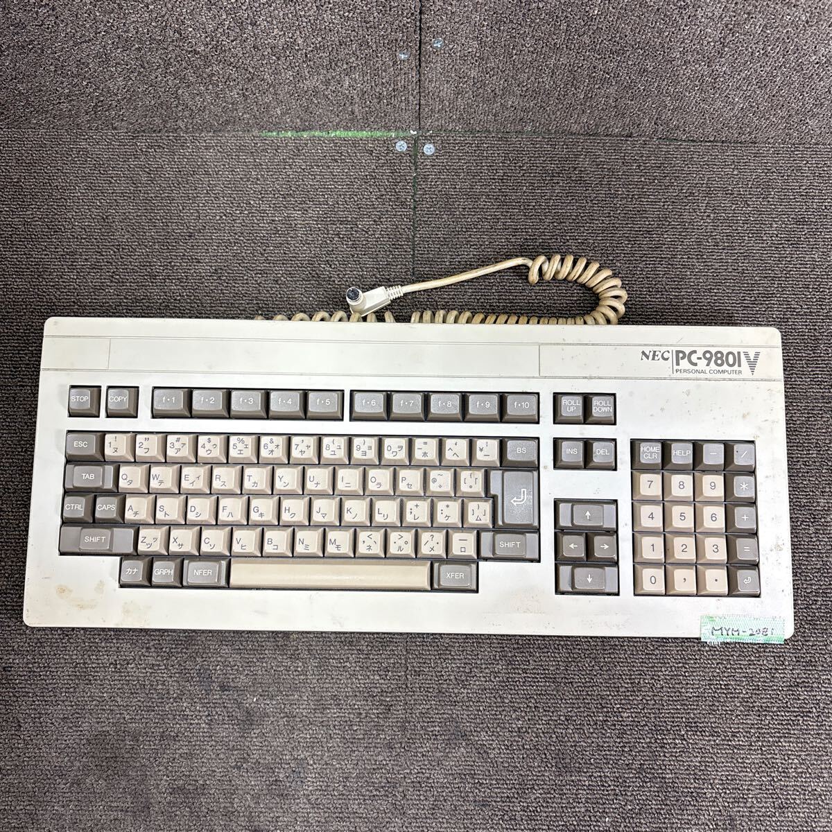 Yahoo!オークション - MYM-2081 激安 PC98 レトロ キーボード NEC PC-9...