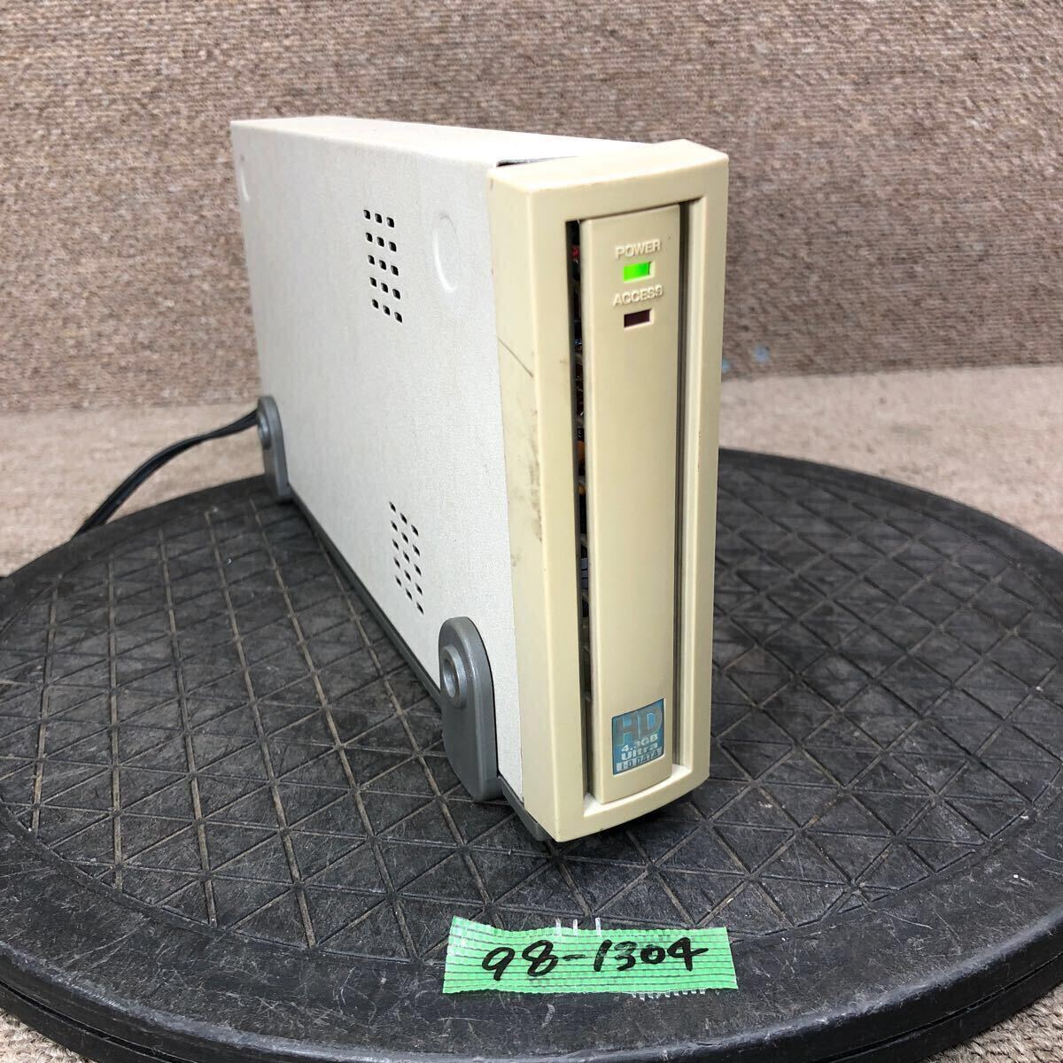 98-1304 激安 レトロPC パーツ 外付けHDD ユニット IO DATA アイオーデータ HDVS-U4.3G/AP SCSI 通電.電源オン.オフok HDD無し ジャンク(SCSI ...