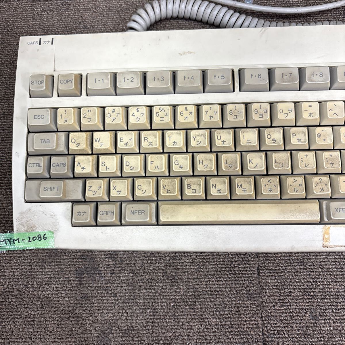 Yahoo!オークション - MYM-2086 激安 PC98 レトロ キーボード NEC CMP-...