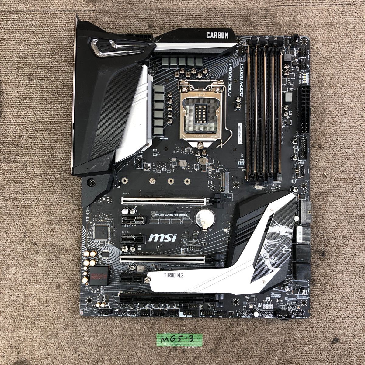 Yahoo!オークション - MG5-3 激安 マザーボード msi MPG Z390 GAMING P...