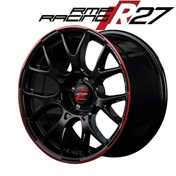 Yahoo!オークション - MID RMP RACING R27 (ブラック/リムレッドライン...