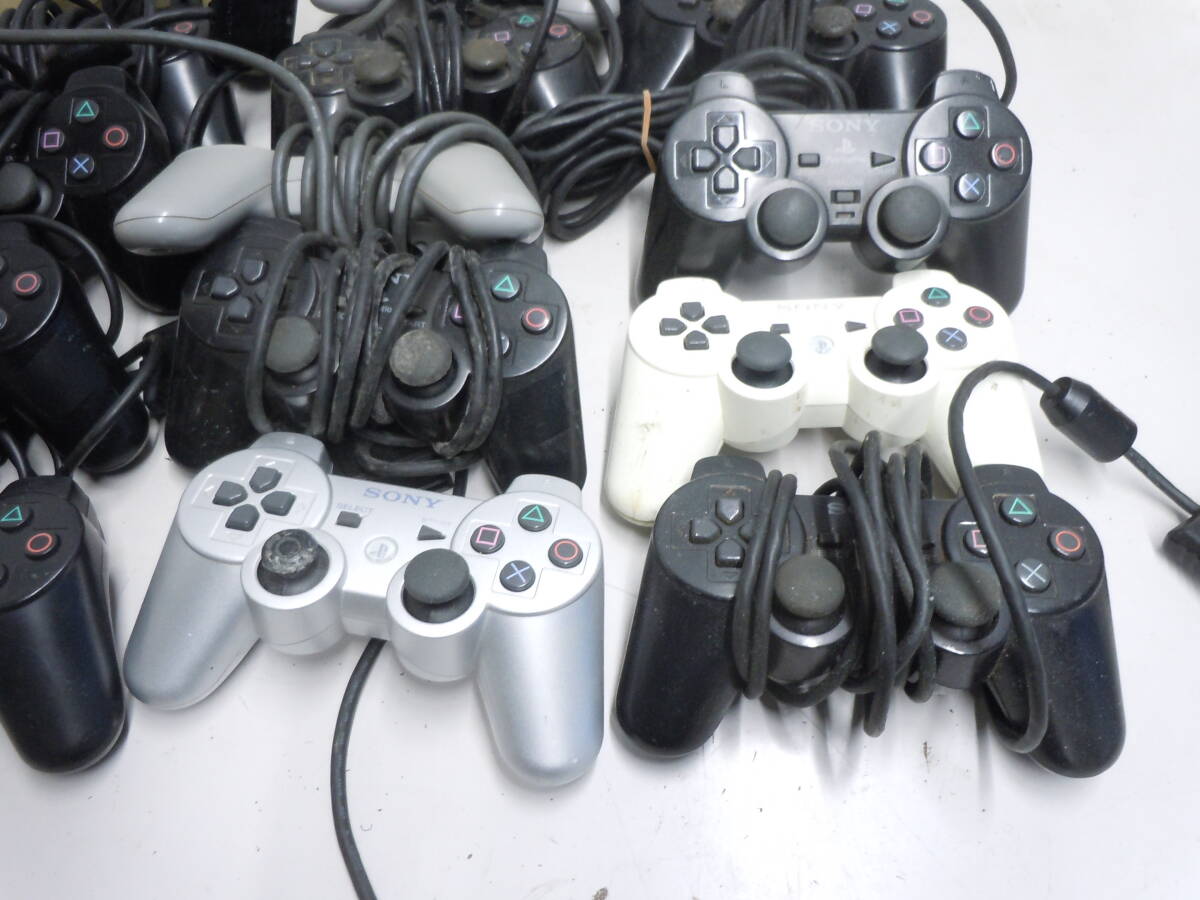Yahoo!オークション - まとめ PS PS2 PS3 コントローラー 20個セッ...