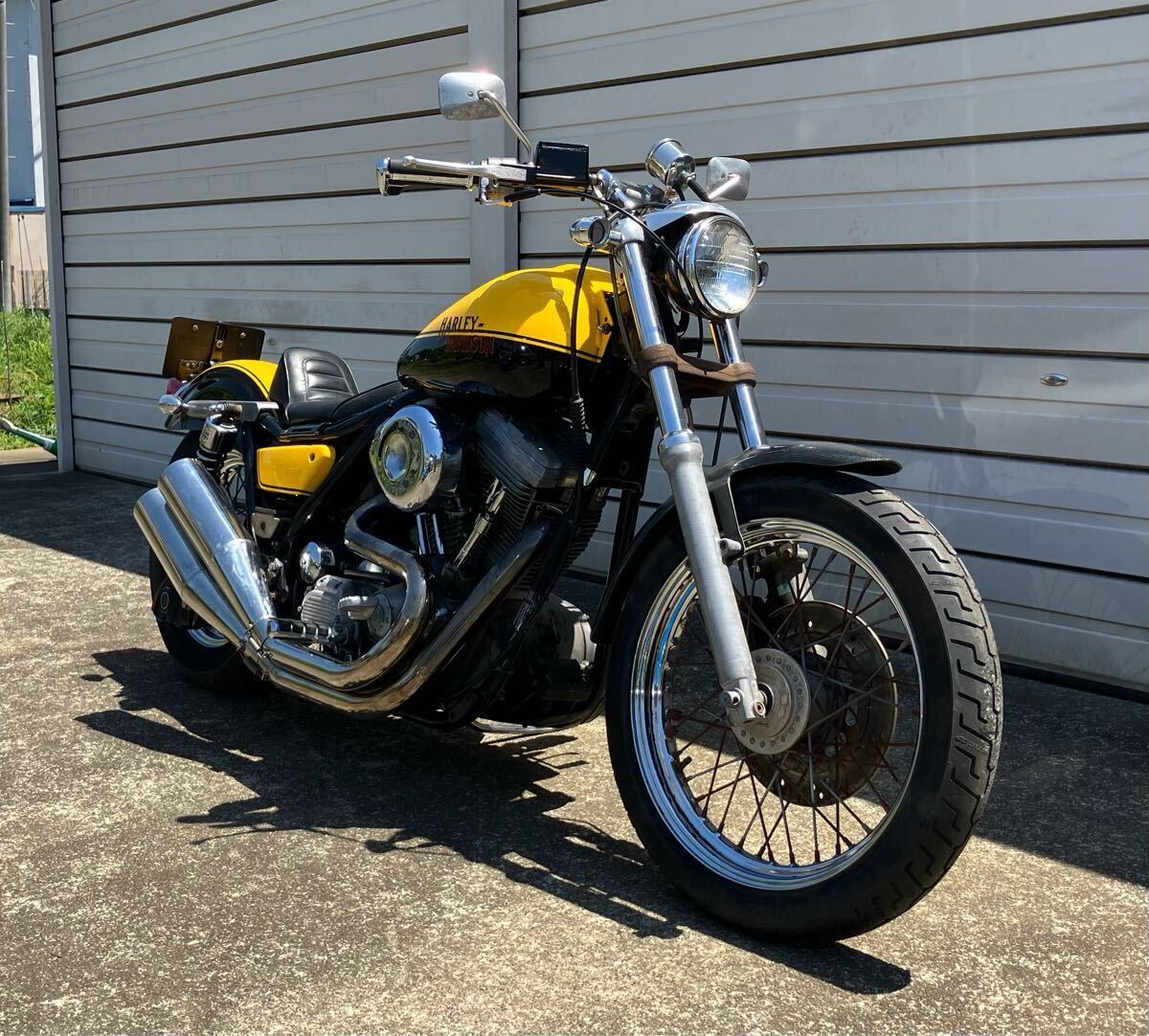 Yahoo!オークション - FXR スーパーグライド カスタム 1988年 ジャンク...