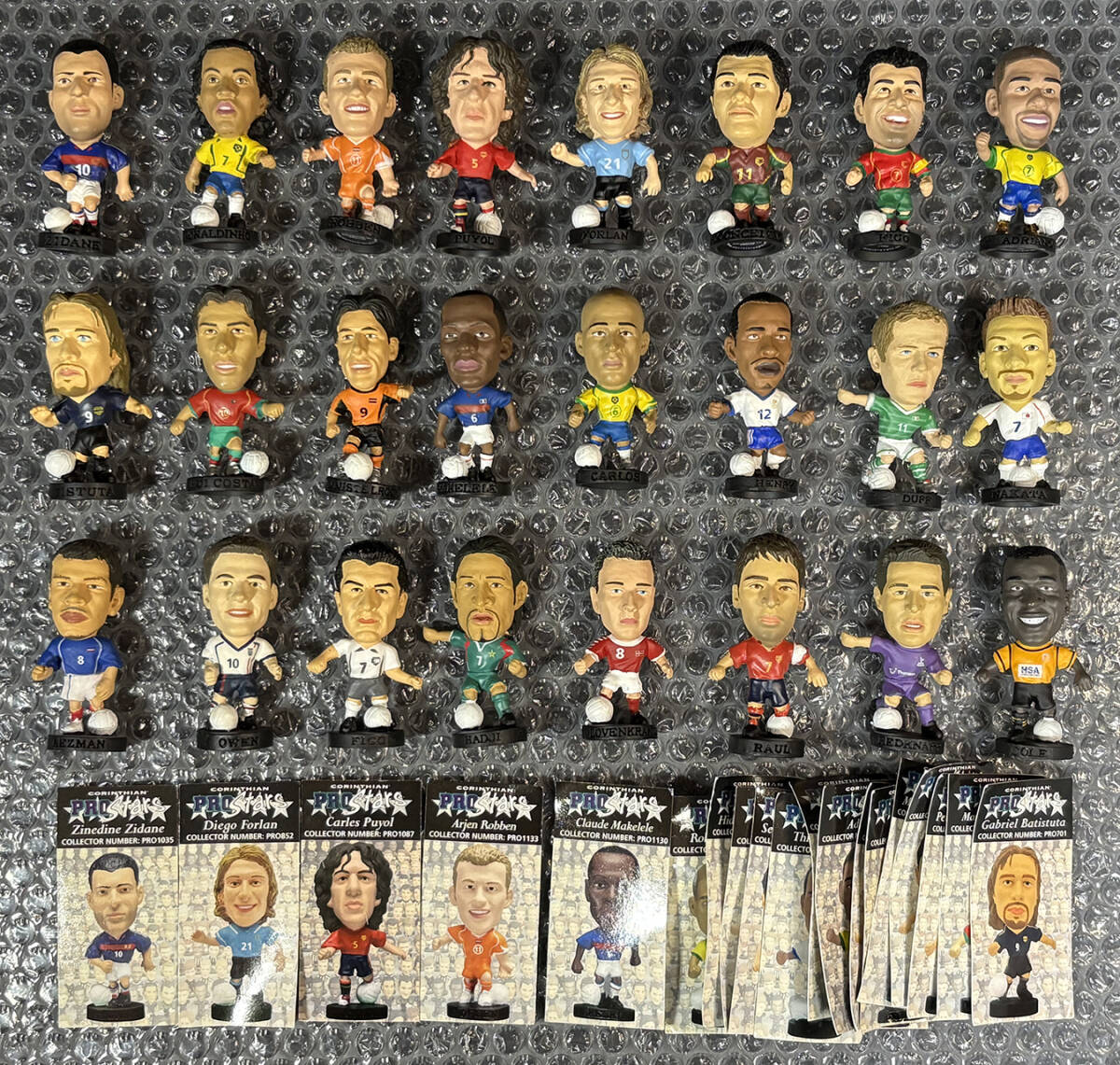 Yahoo!オークション - (Y73)ProStars Blackbase 24 figure set #Zidane...