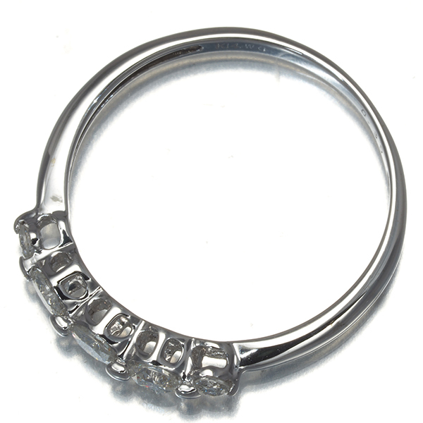 Yahoo!オークション - ダイヤ ダイヤモンド 0.30ct 5P リング K14WG 指...